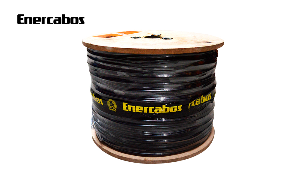 CABO FLEX ENERCABOS 1,5MM 750V CARRETEL 1500M PRETO | Dantas Distribuidora